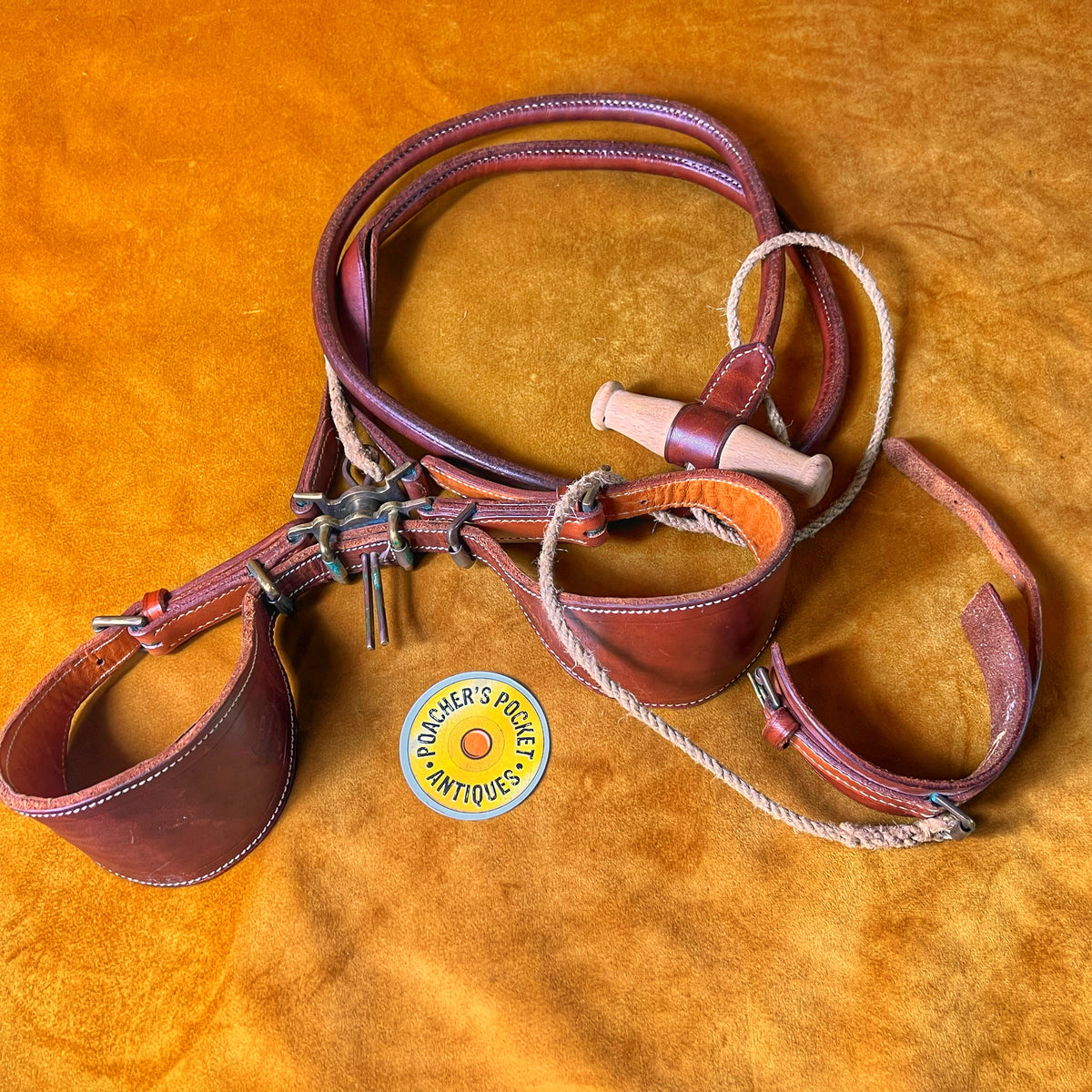 Fine Quality Leather Hare Coursing Slips – Poacher's Pocket Antiques