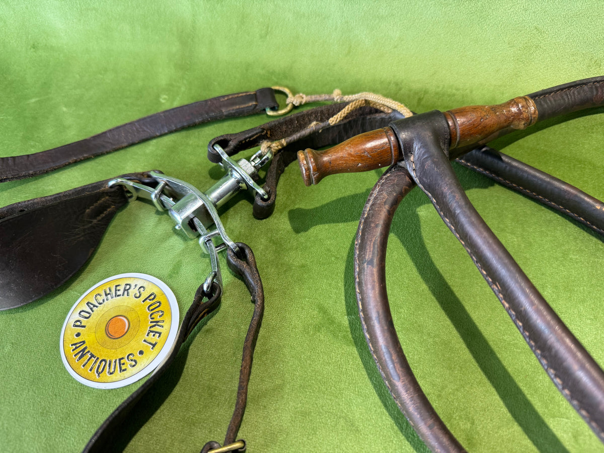 Beautiful set of Coursing Double Slip Leads – Poacher's Pocket Antiques