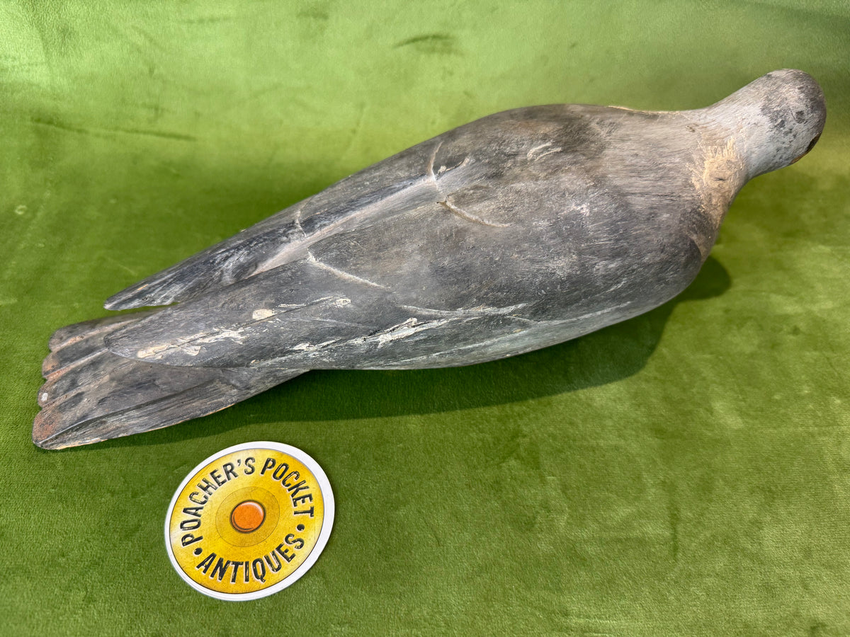 Original Carved Wood Pigeon Decoy – Poacher's Pocket Antiques