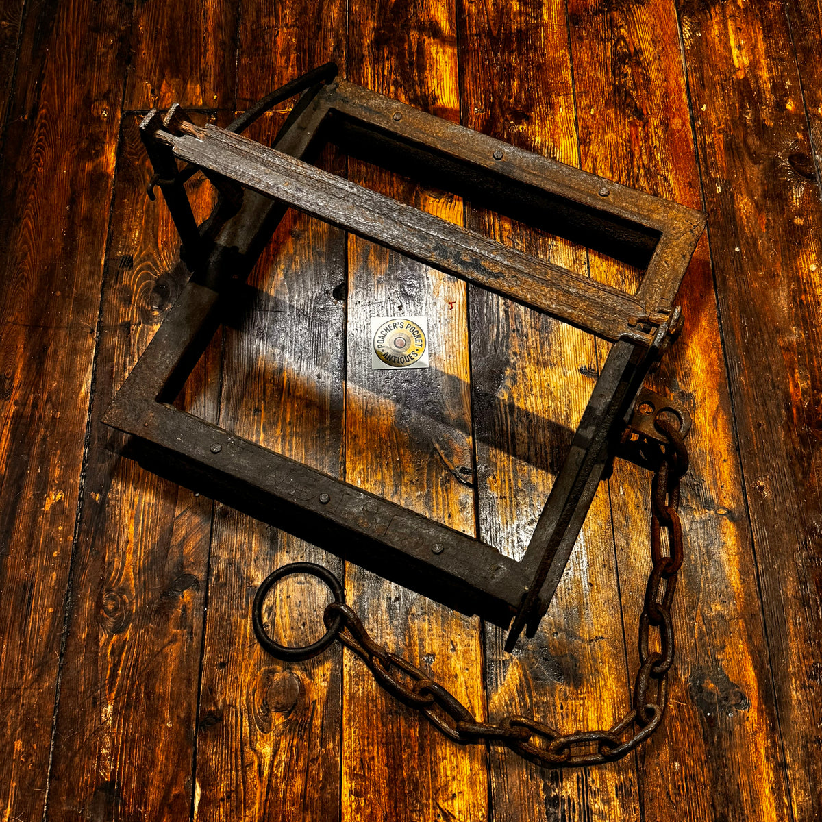 Rare Genuine English ‘Humane’ Man Trap Dated 1815 – Poacher's Pocket ...