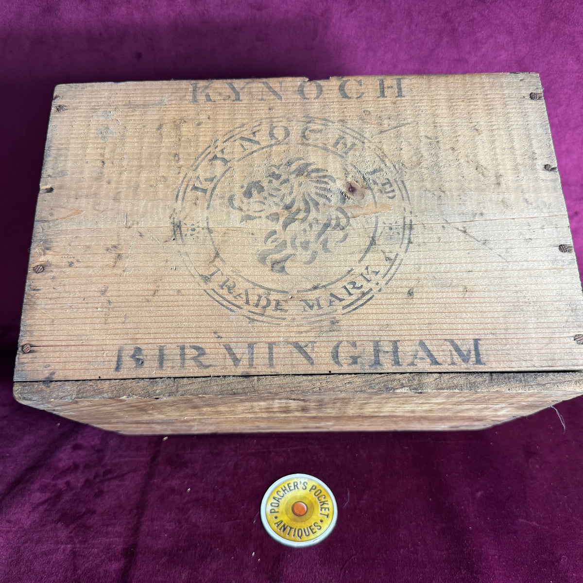 Kynoch Primax Cartridges Wooden Shipping Crate – Poacher's Pocket Antiques