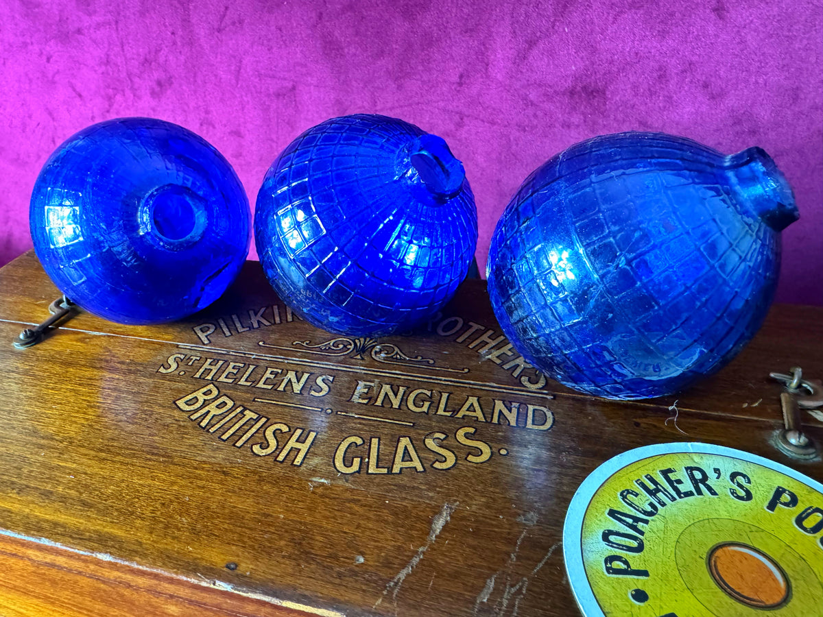 Cased Trio of Pilkington Glass Target Balls – Poacher's Pocket Antiques