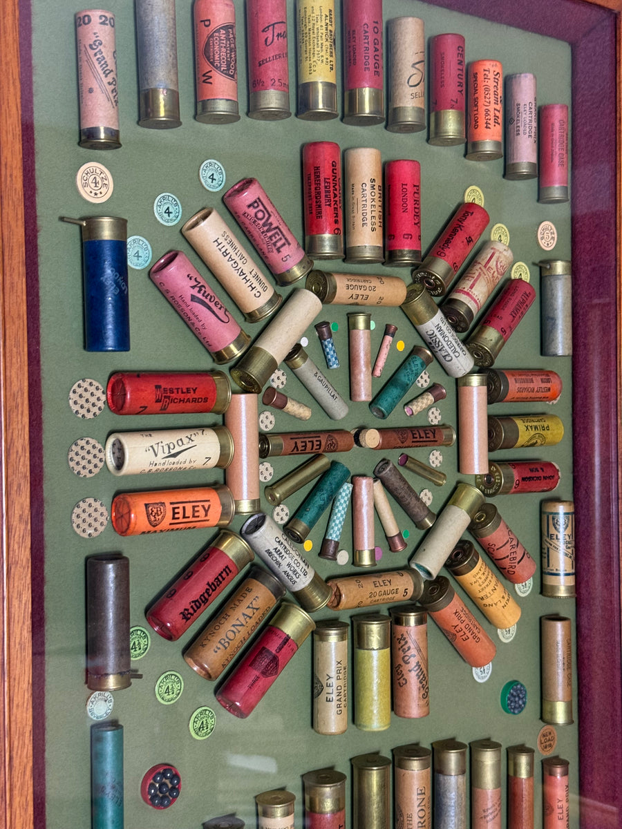 Attractive Sporting Cartridges Glazed Display Board – Poacher's Pocket ...