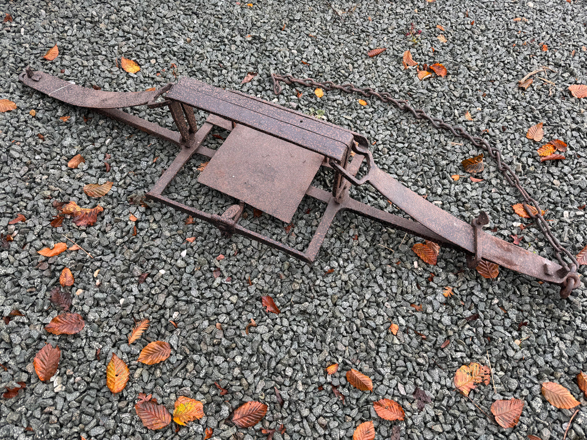 Massive Original Georgian English Man Trap – Poacher's Pocket Antiques