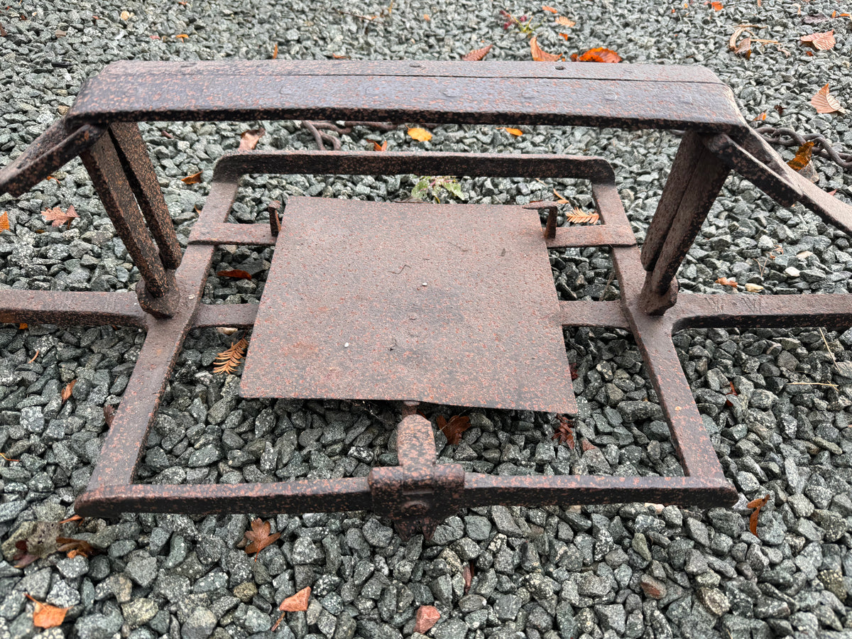 Massive Original Georgian English Man Trap – Poacher's Pocket Antiques