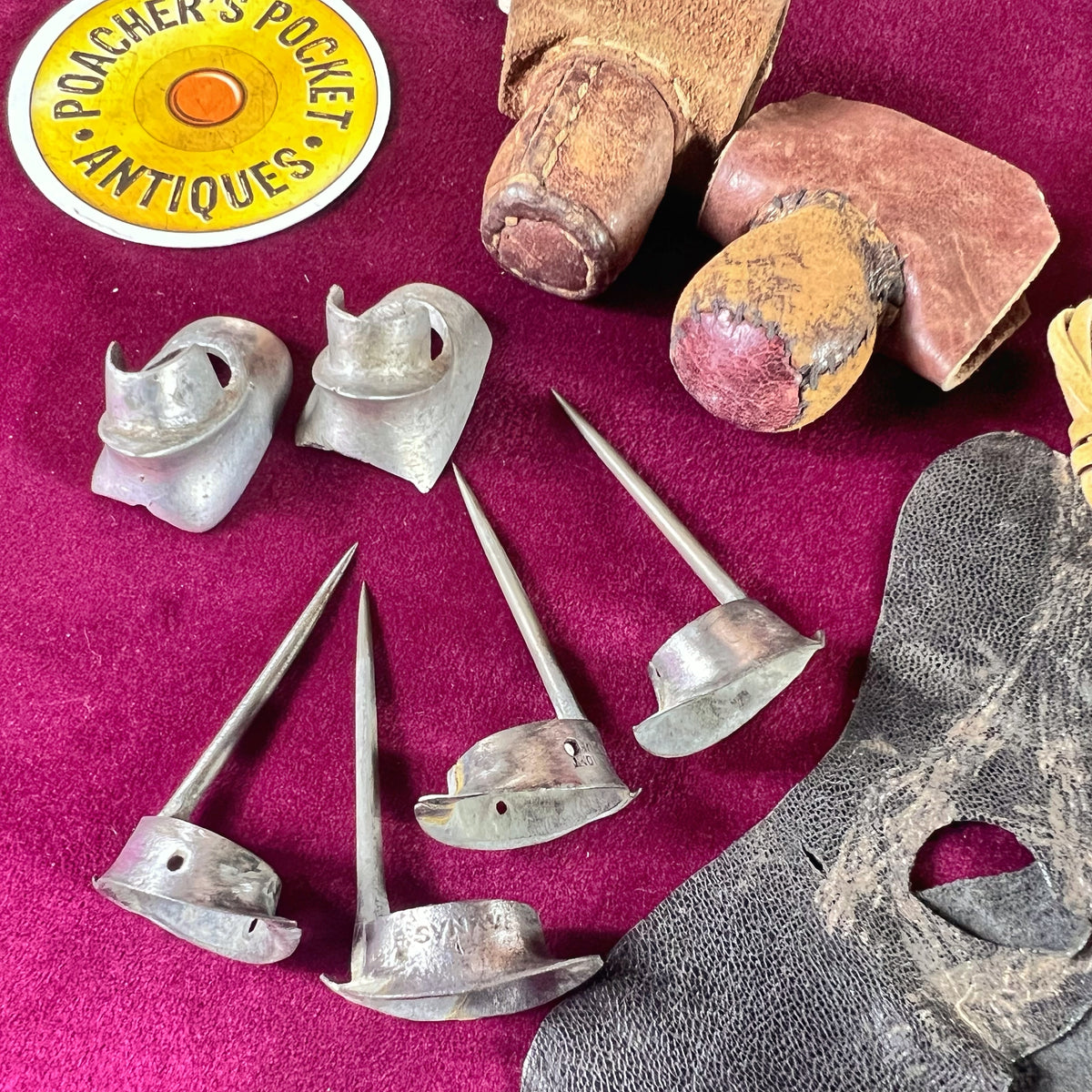 Collection of Cock Fighting Spurs and Training Braces – Poacher's ...