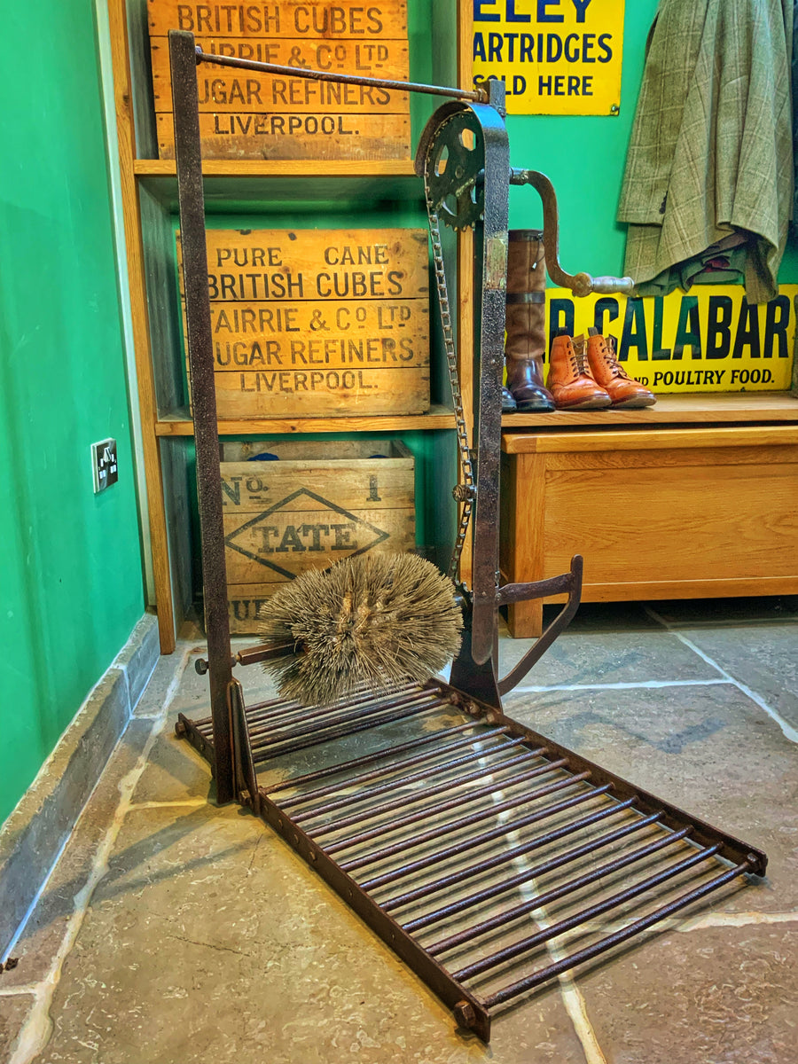 Victorian Wrought Iron Boot Cleaner Lord Sherborne Estate – Poacher's ...
