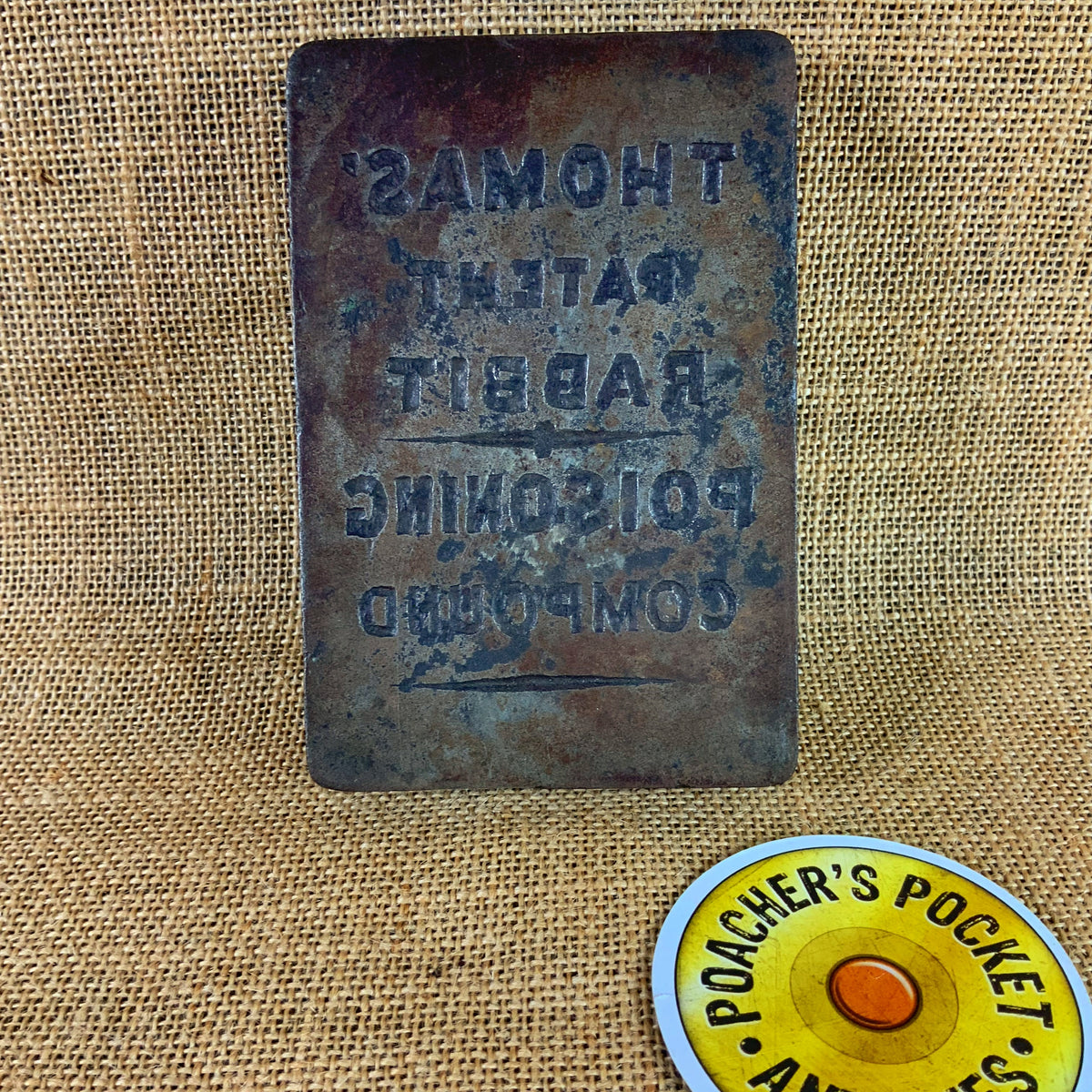 Thomas Patent Rabbit Poison Compound block – Poacher's Pocket Antiques
